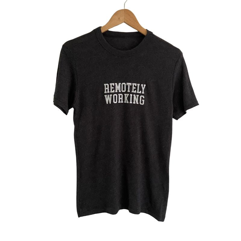 "Remotely Working" | Unisex Tee | Cambridge Uncommon
