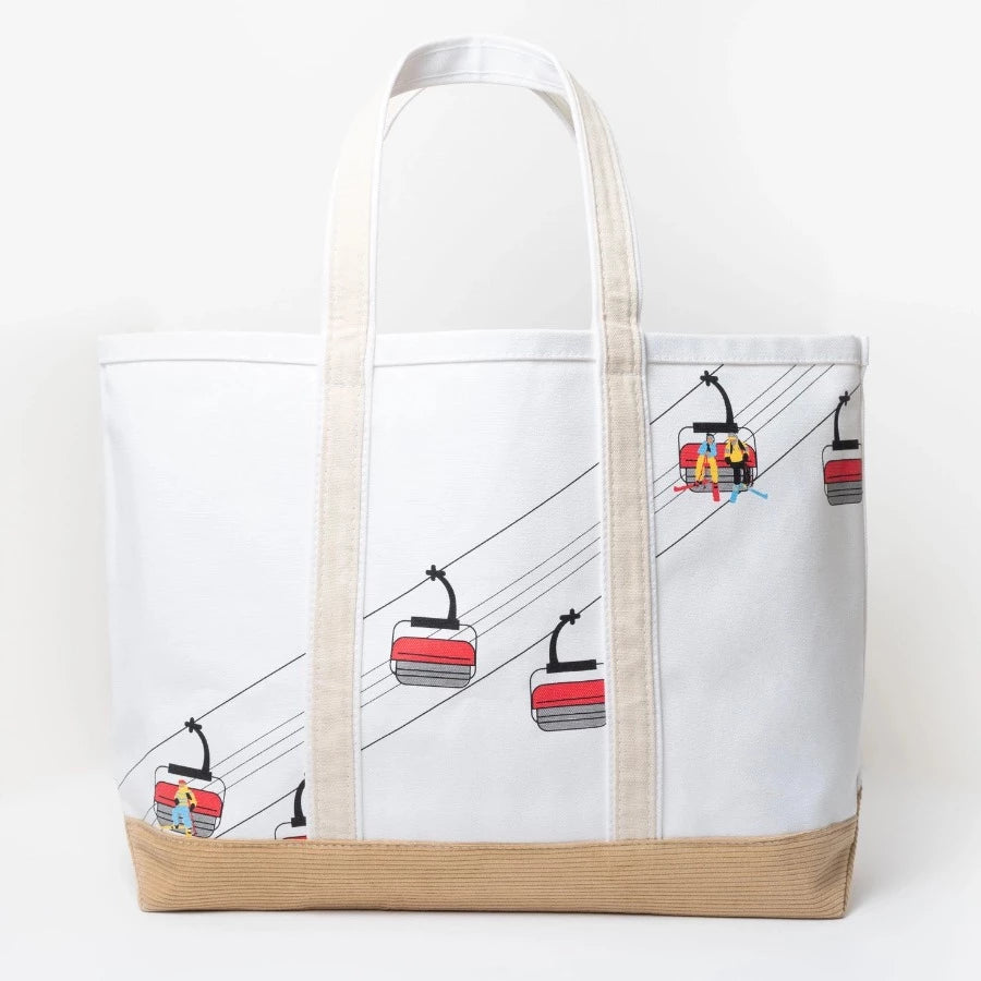 Ski Lift Canvas Tote Bag | Cambridge Uncommon