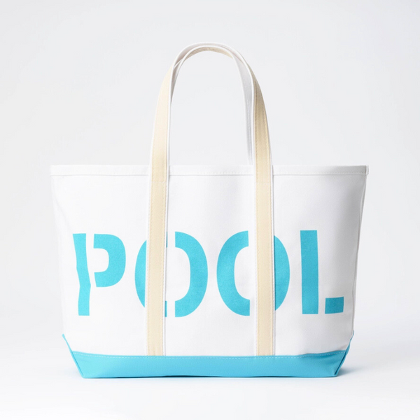 “Beach+Pool” Canvas Tote Bag | Cambridge Uncommon