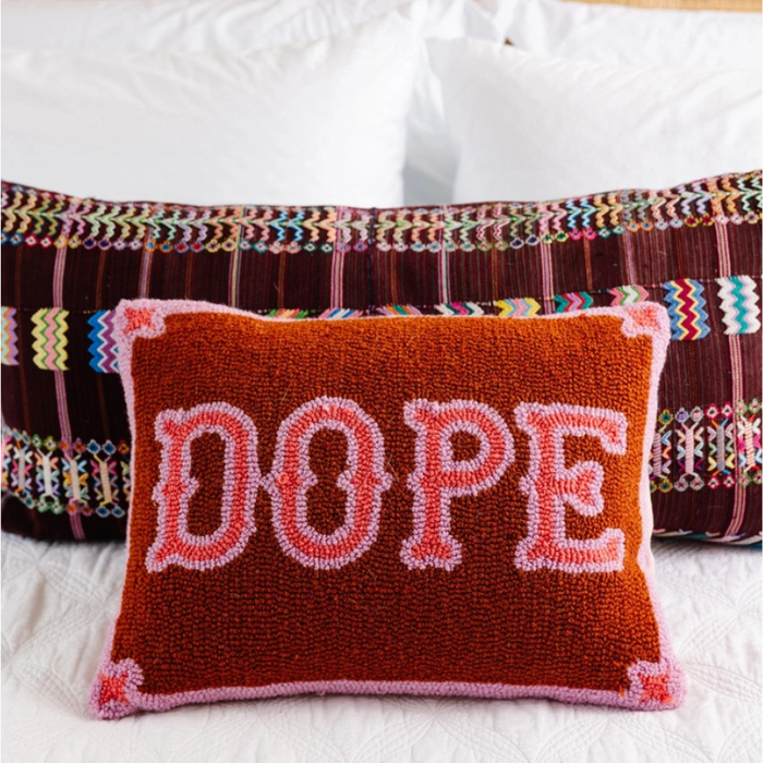 "Dope" Throw Pillow | Cambridge Uncommon