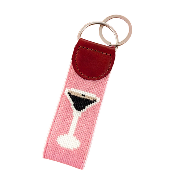Espresso Martini Needlepoint Keychain | Cambridge Uncommon