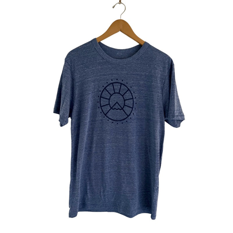 Mountain Graphic Blue Unisex Tee | Cambridge Uncommon