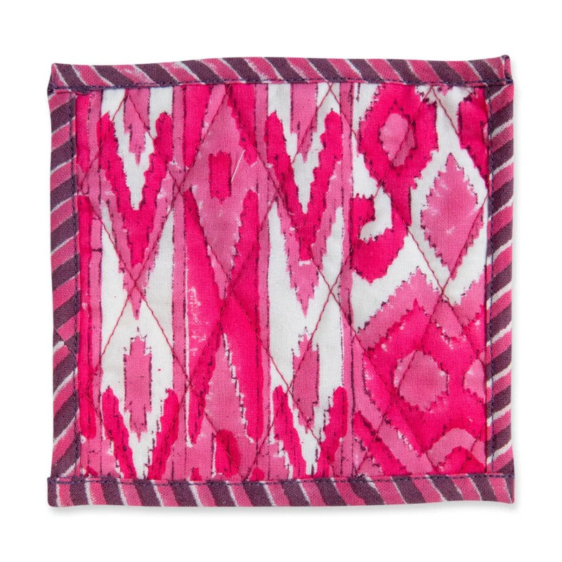 Poppy Pink Coasters | Set of 4 | Cambridge Uncommon