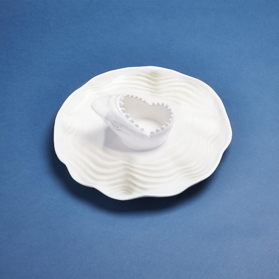 Great White Shark Chips and Dip Platter | Cambridge Uncommon